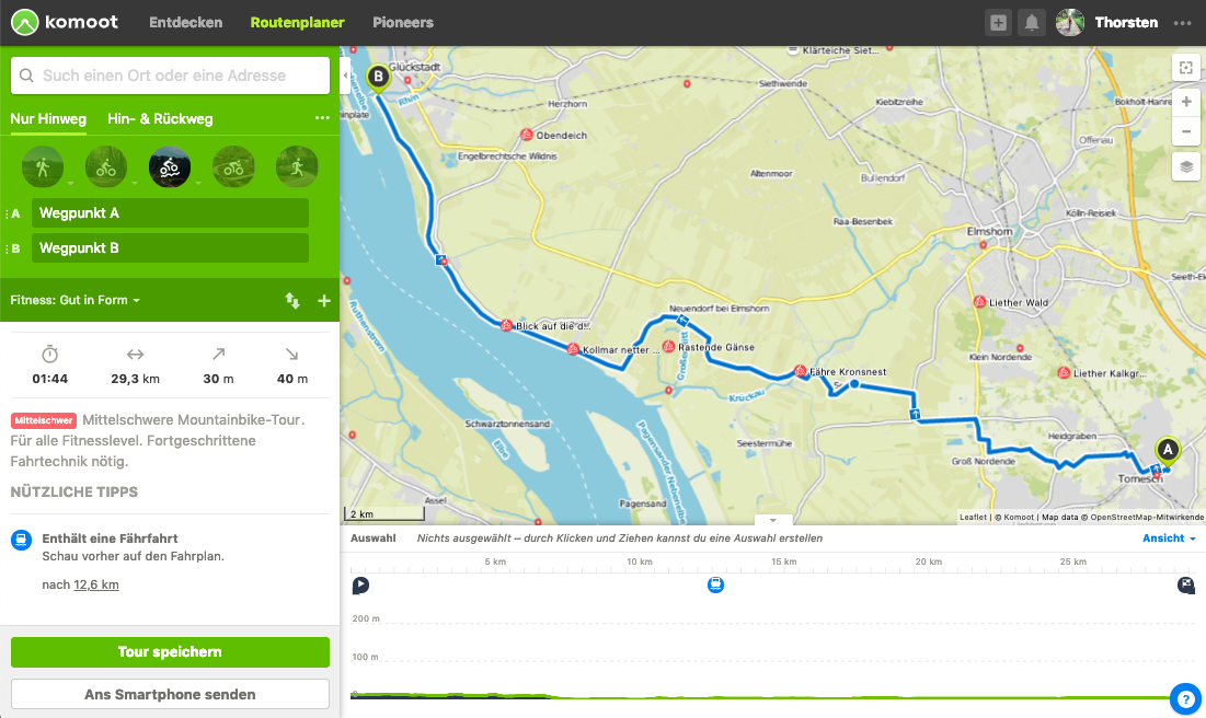 Radtouren online planen - ADFC Tornesch-Uetersen
